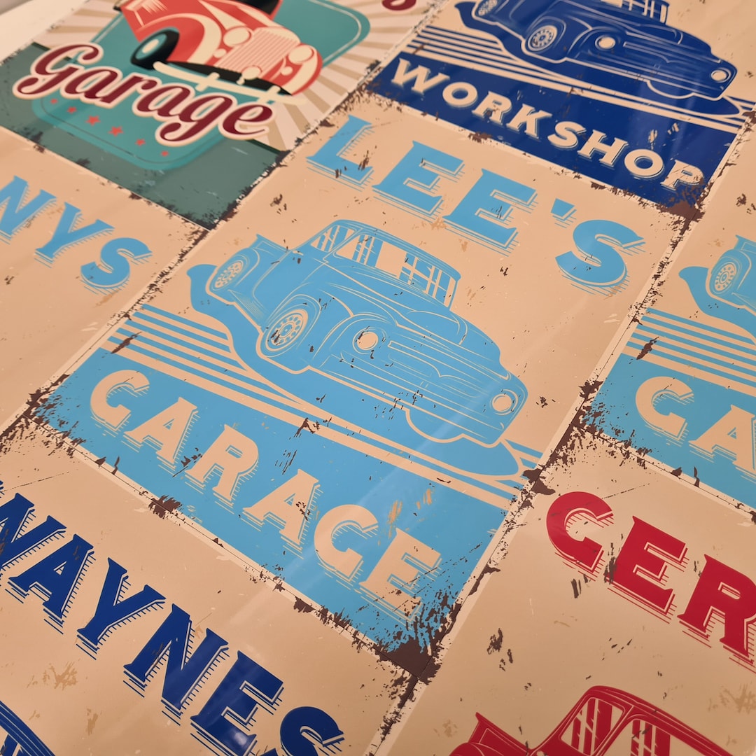 Personalised Acrylic Garage Sign , Mechanic Car Enthusiast Workshop Sign - Etsy