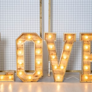 Wooden 4ft Rustic Wedding 'love' Letters - Etsy