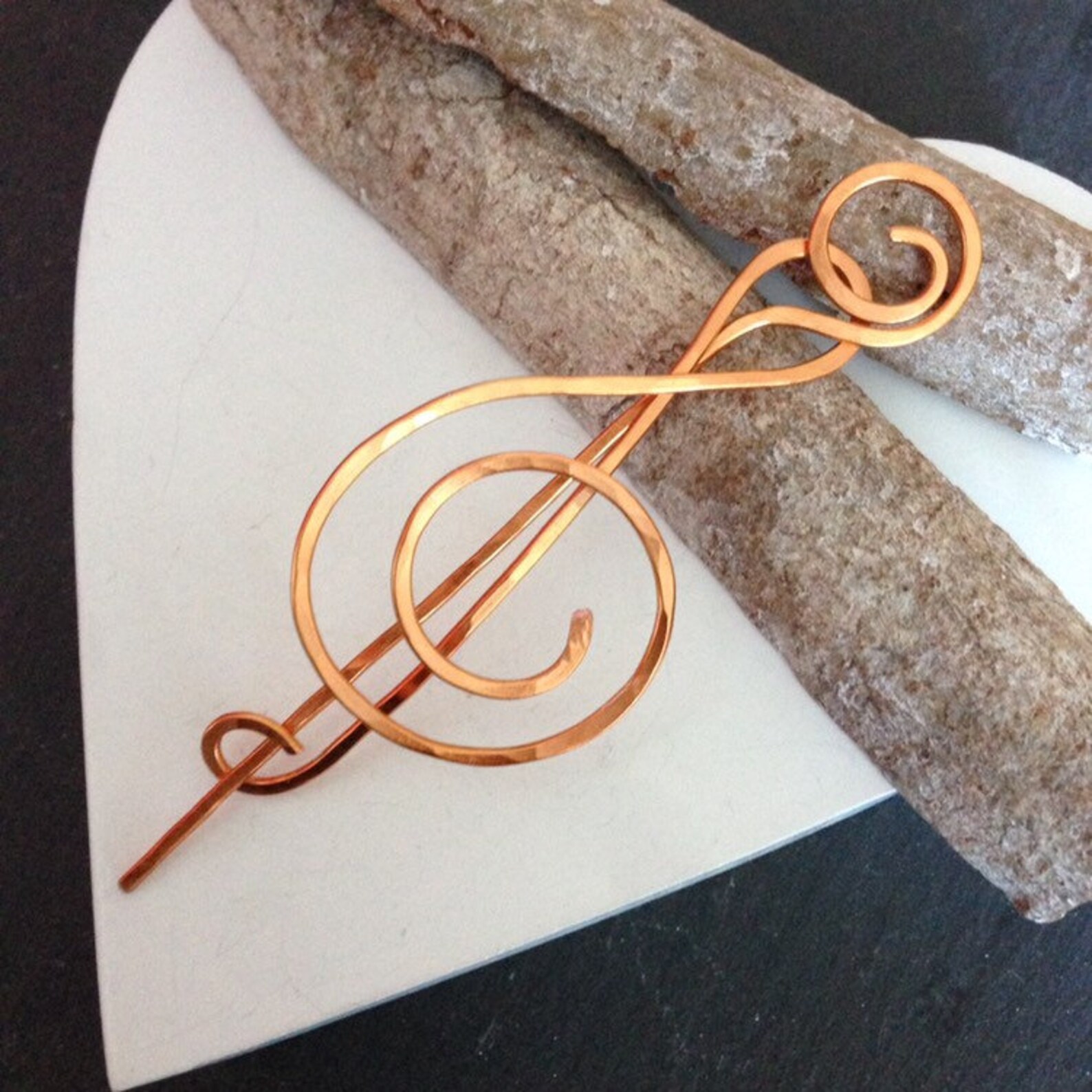 Treble Clef Shawl Pin Music Teacher Gift Choir Scarf Pin | Etsy