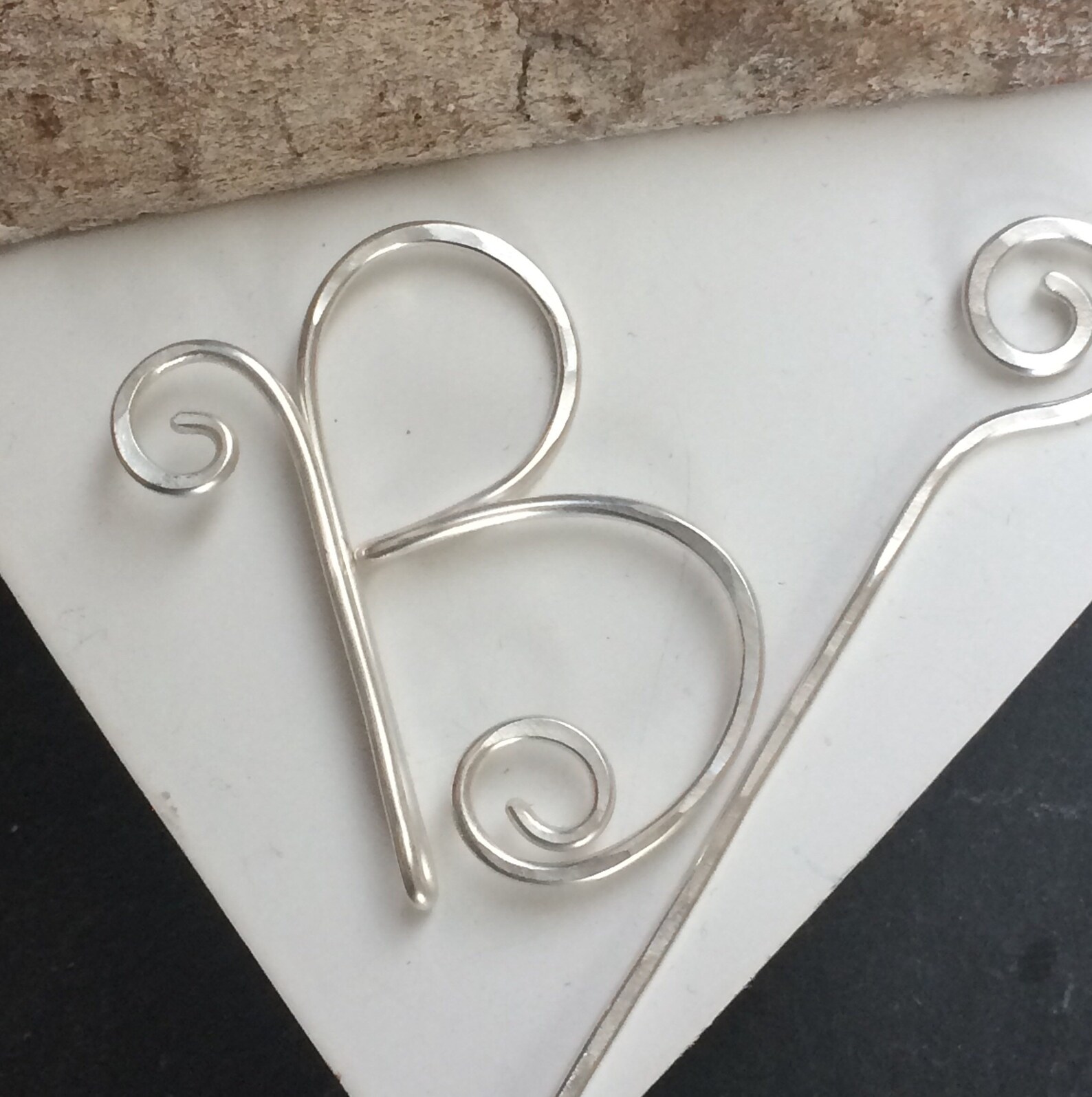 Initial Pin Brooch for Crochet and Knitwear Capital Letter - Etsy