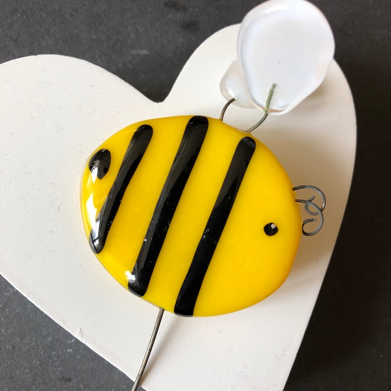 Glass Bee Plant Pot Stakes for Window Sill Flower Bed Window - Etsy