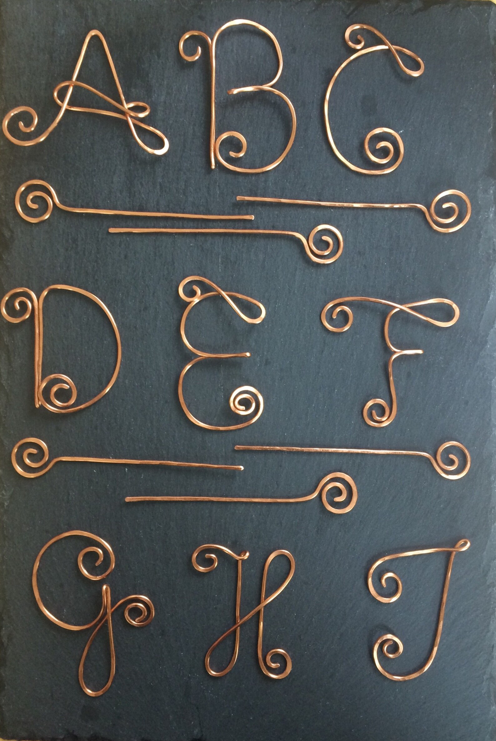 Custom Copper Letter Pin Personalised Gift Initial Pin - Etsy