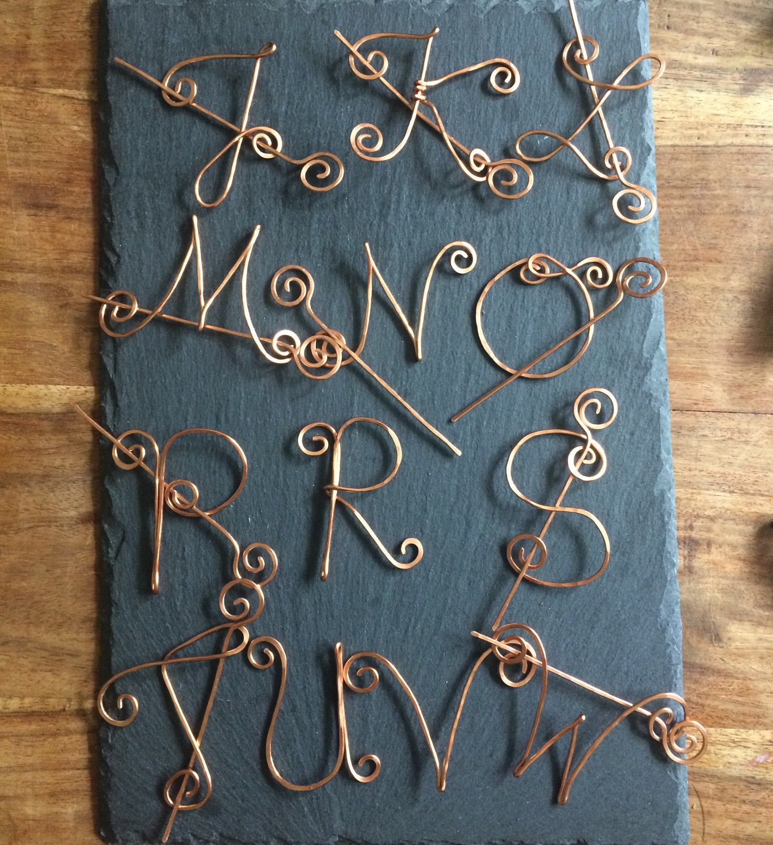 Custom Copper Letter Pin Personalised Gift Initial Pin - Etsy