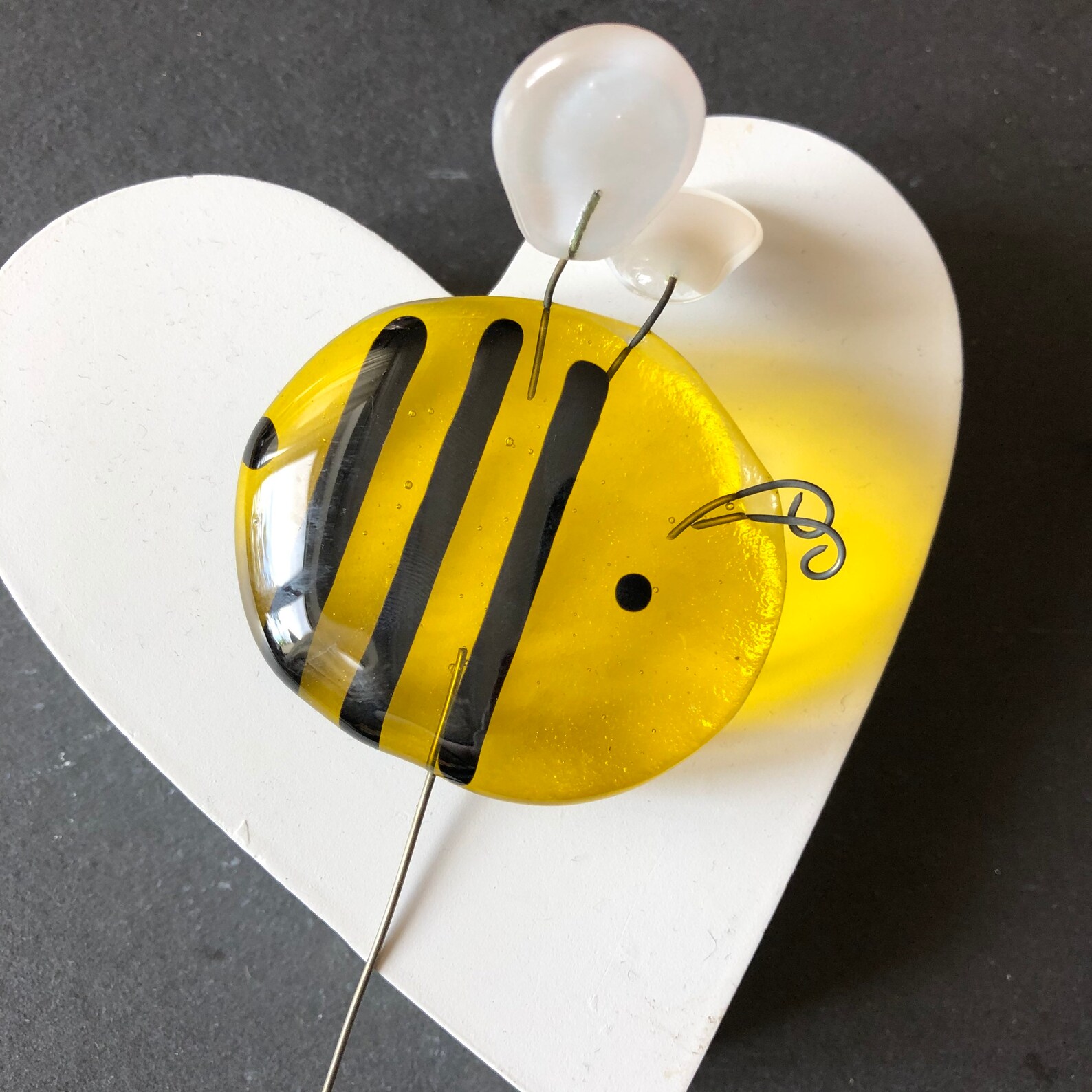 Glass Bee Plant Pot Stakes for Window Sill Flower Bed Window - Etsy