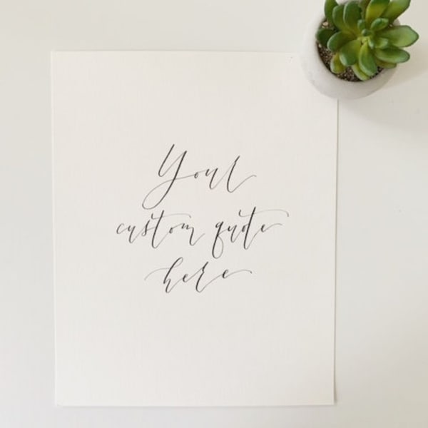 Calligraphy Wall Art - Etsy