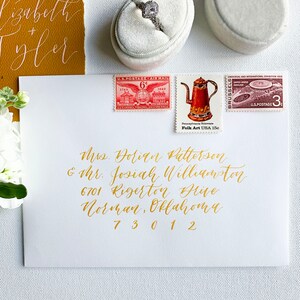 Elegant Calligraphy Envelope Addressing - Etsy