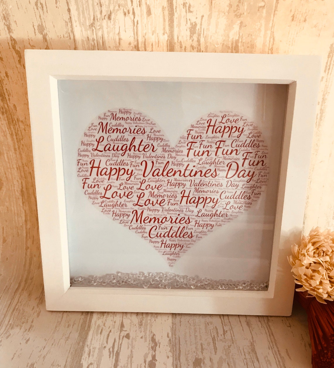 Valentines Day Scrabble Frame Birthday Gift for Partner - Etsy