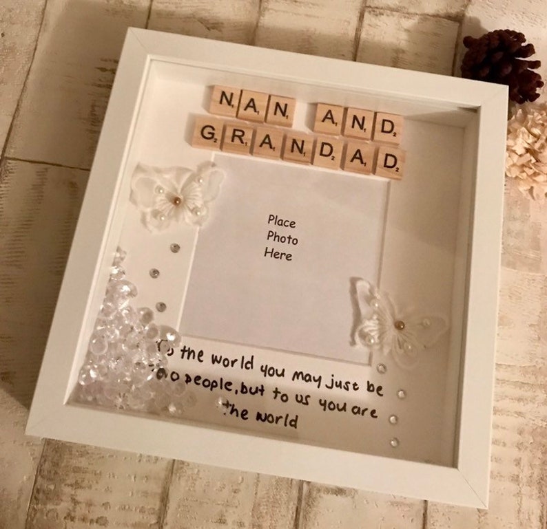 Nan & Grandad Box Framenan and Grandad Framepersonalised Nan - Etsy
