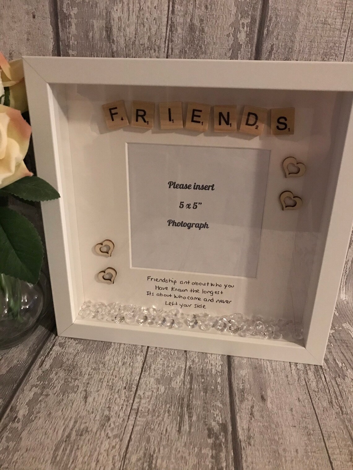 Best Friend Gift, Friend Scrabble Frame, Good Friends, Special Friend ...