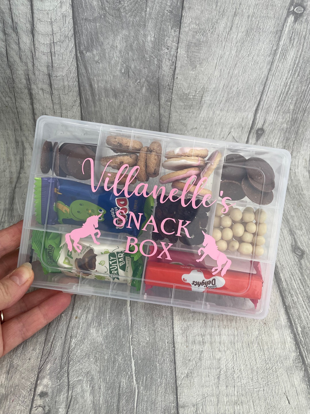 Personalised Snack Box, Travel Box, - Etsy UK