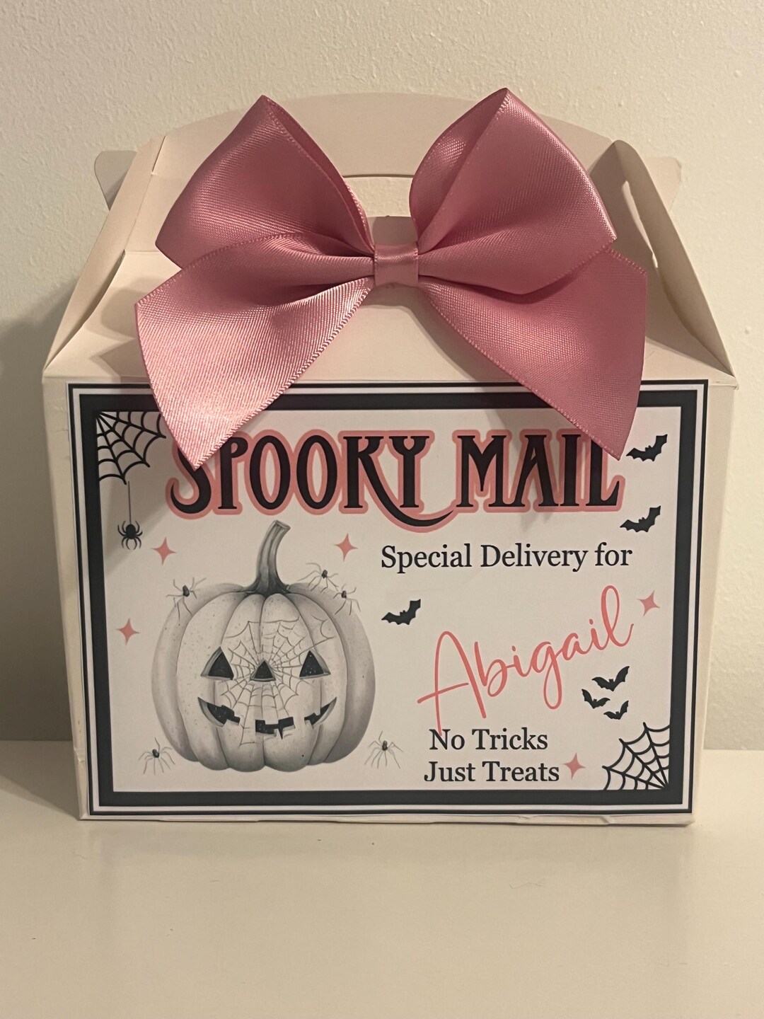 Personalised Treat Box, Snack Box, Halloween Snack Box, Spooky Mail, - Etsy