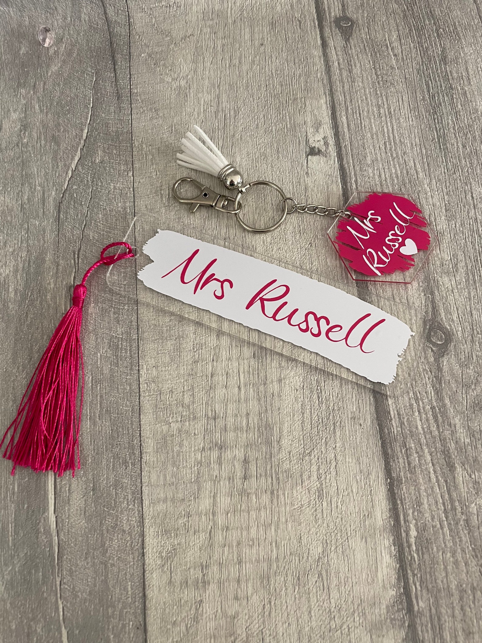 Personalised Keyrings Teacher Keyring Teacher Thank You - Etsy UK
