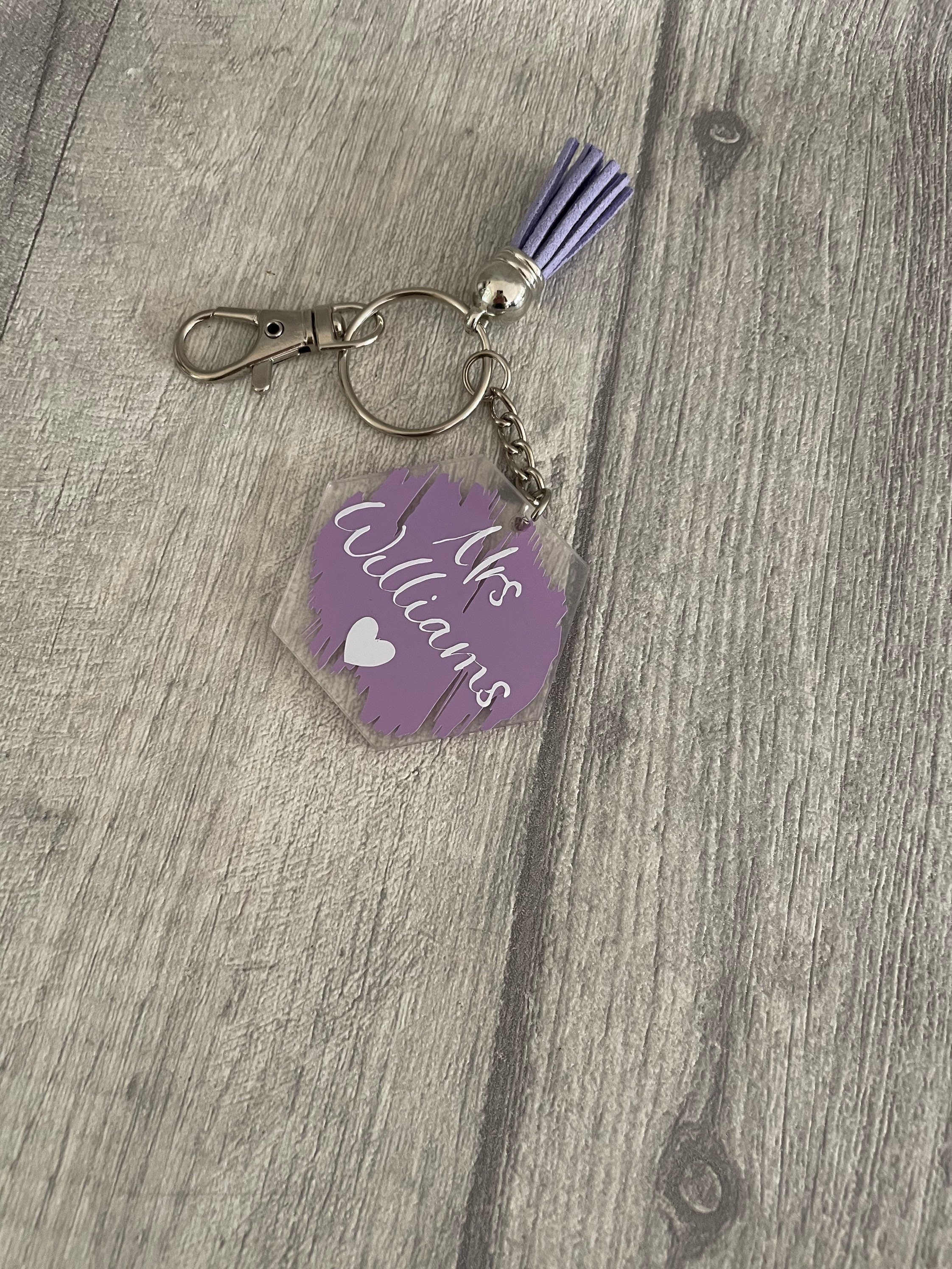 Personalised keyrings teacher keyring teacher thank you | Etsy