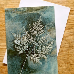 Botanical Art Cards, Multi Pack of Four Cards From Original Wet ...