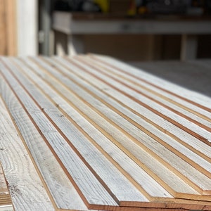 White Washed Reclaimed Wood Paneling - Etsy
