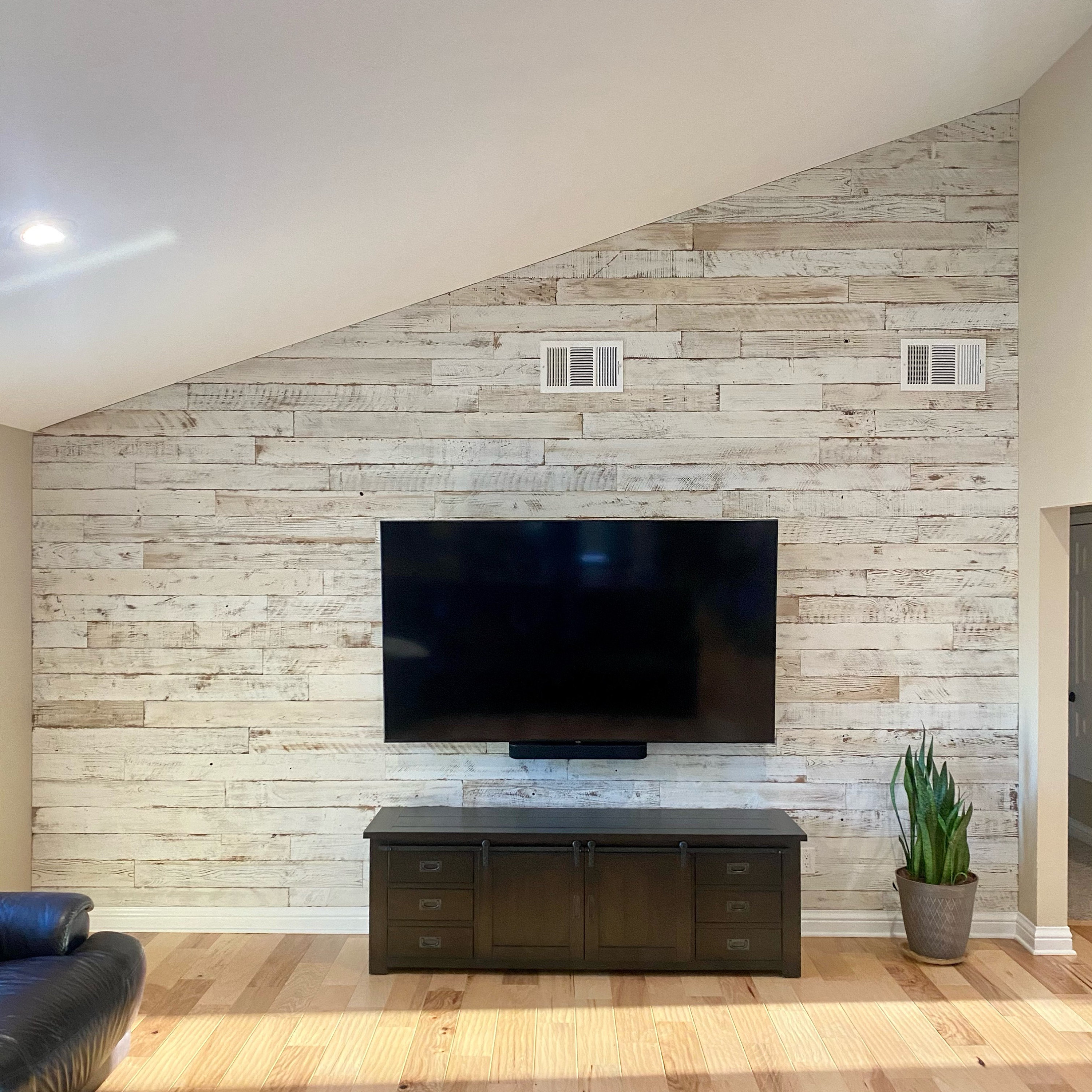 White Washed Reclaimed Wood Paneling - Etsy