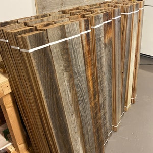 RECLAIMED WOOD PANELING (24 Sq Ft Bundles) - Etsy