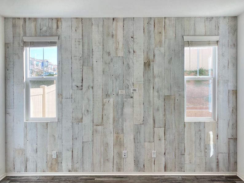 Reclaimed Wood Paneling “white Washed” - Etsy