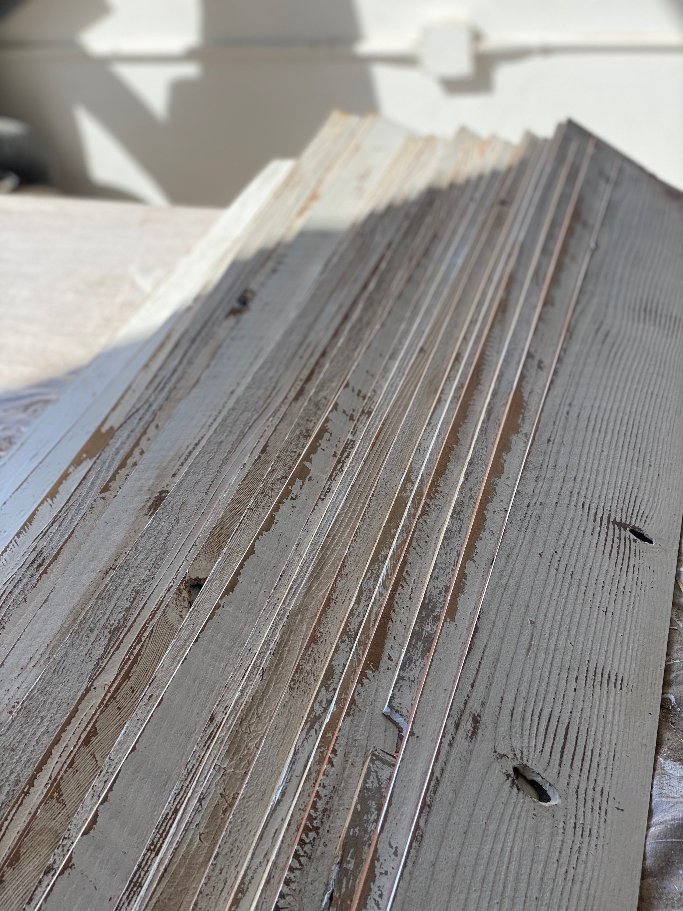 White Washed Reclaimed Wood Paneling - Etsy