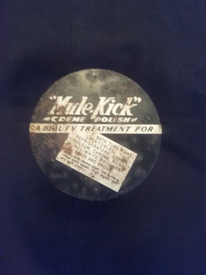 Vintage Mule Kick Creme Polish Beauty Treatment Jar - Etsy