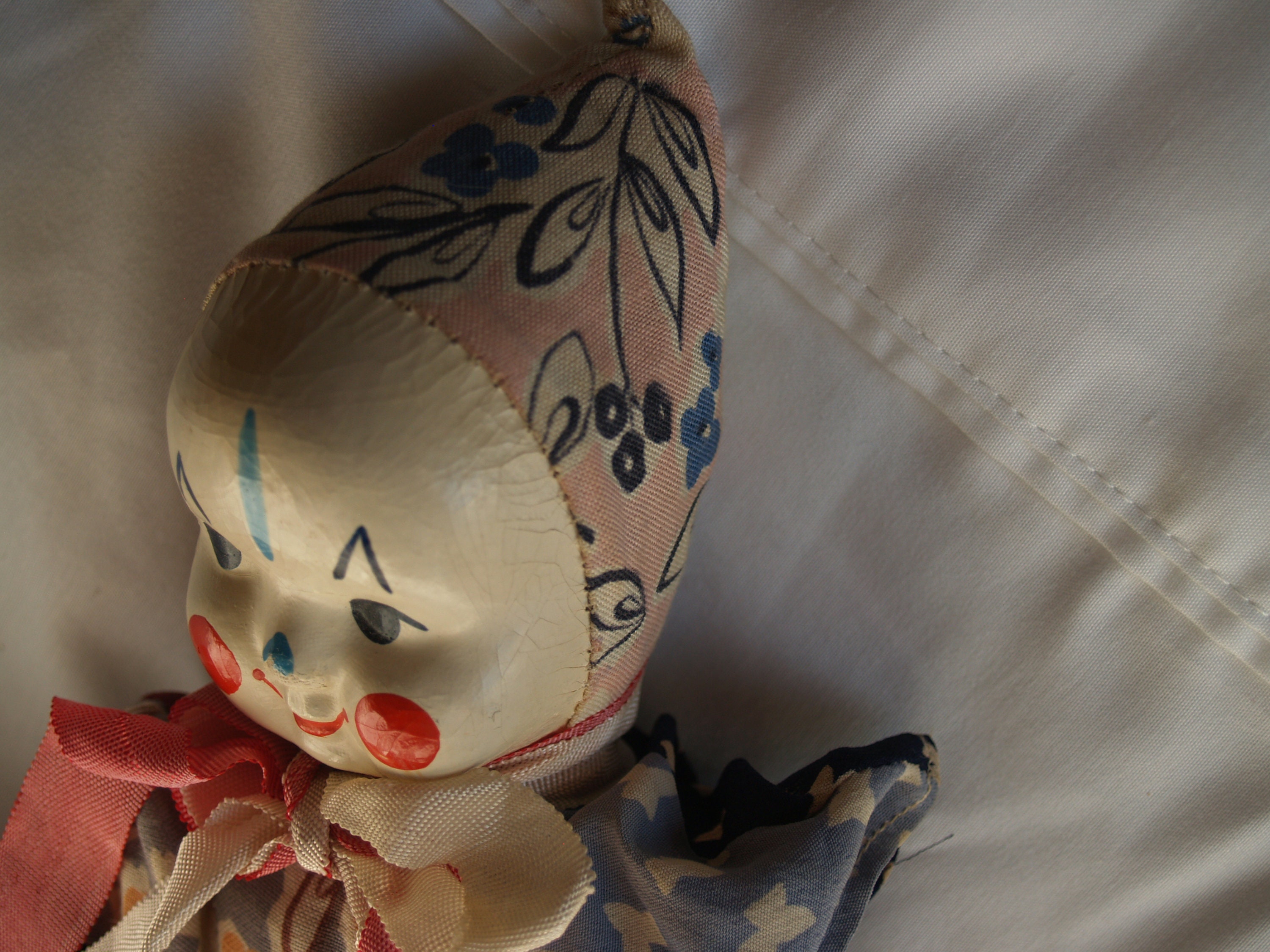 Vintage Jester Straw Stuffed Fabric Doll - Etsy