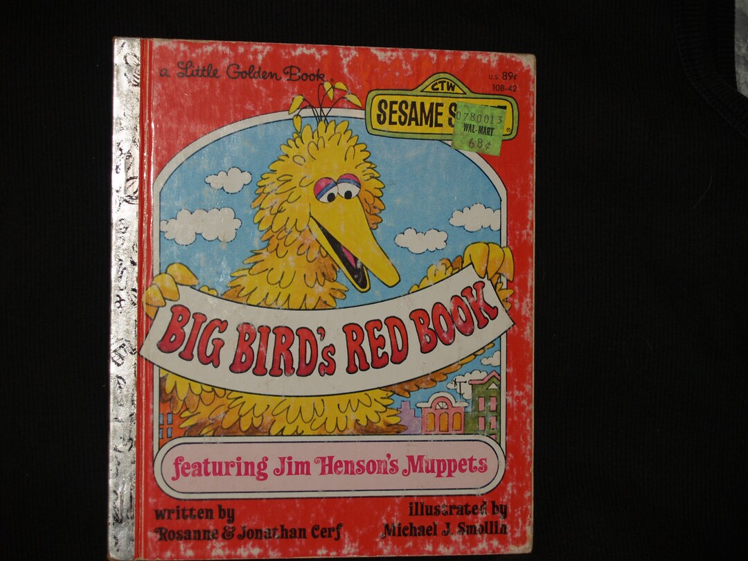 Big Bird's Red Book, Featuring Jim Henson's Muppets - Etsy