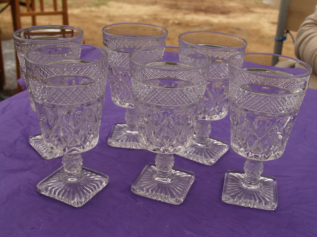 Imperial Glass Co. Cape Cod Pattern 9 Oz Goblet - Etsy