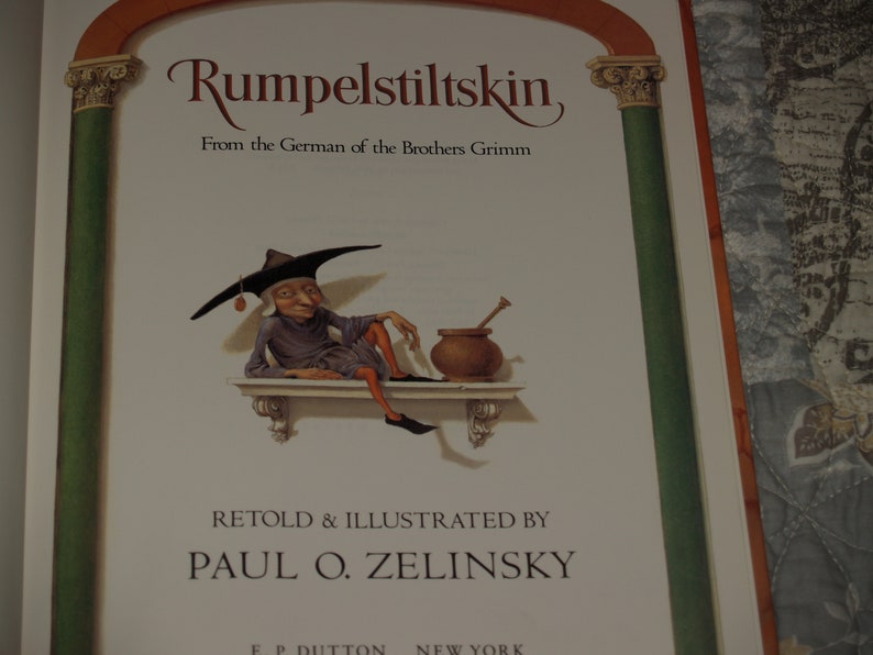 Rumpelstiltskin Children's Book - 1980's - Etsy