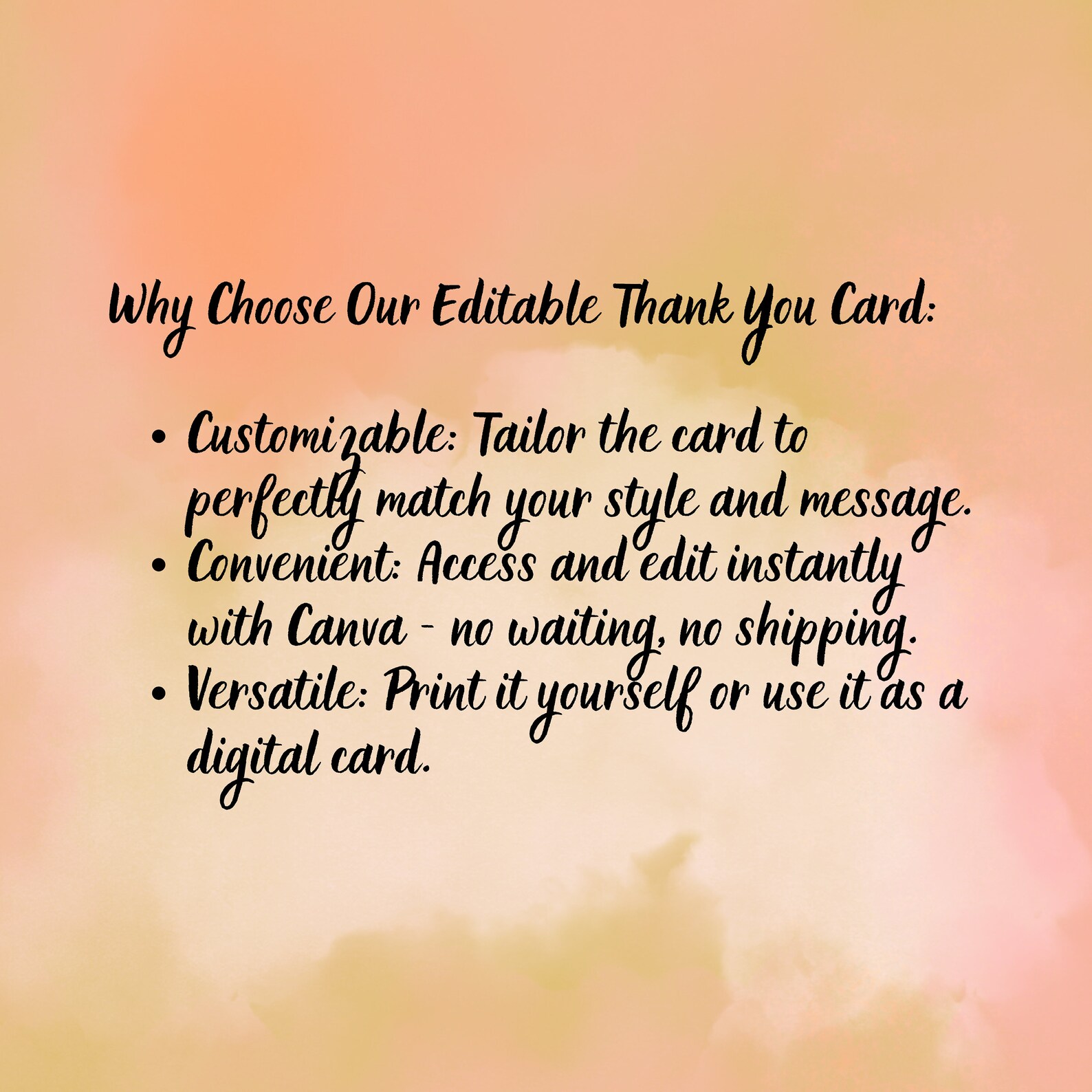 Editable Teacher Thank You Card Instant Download - Etsy