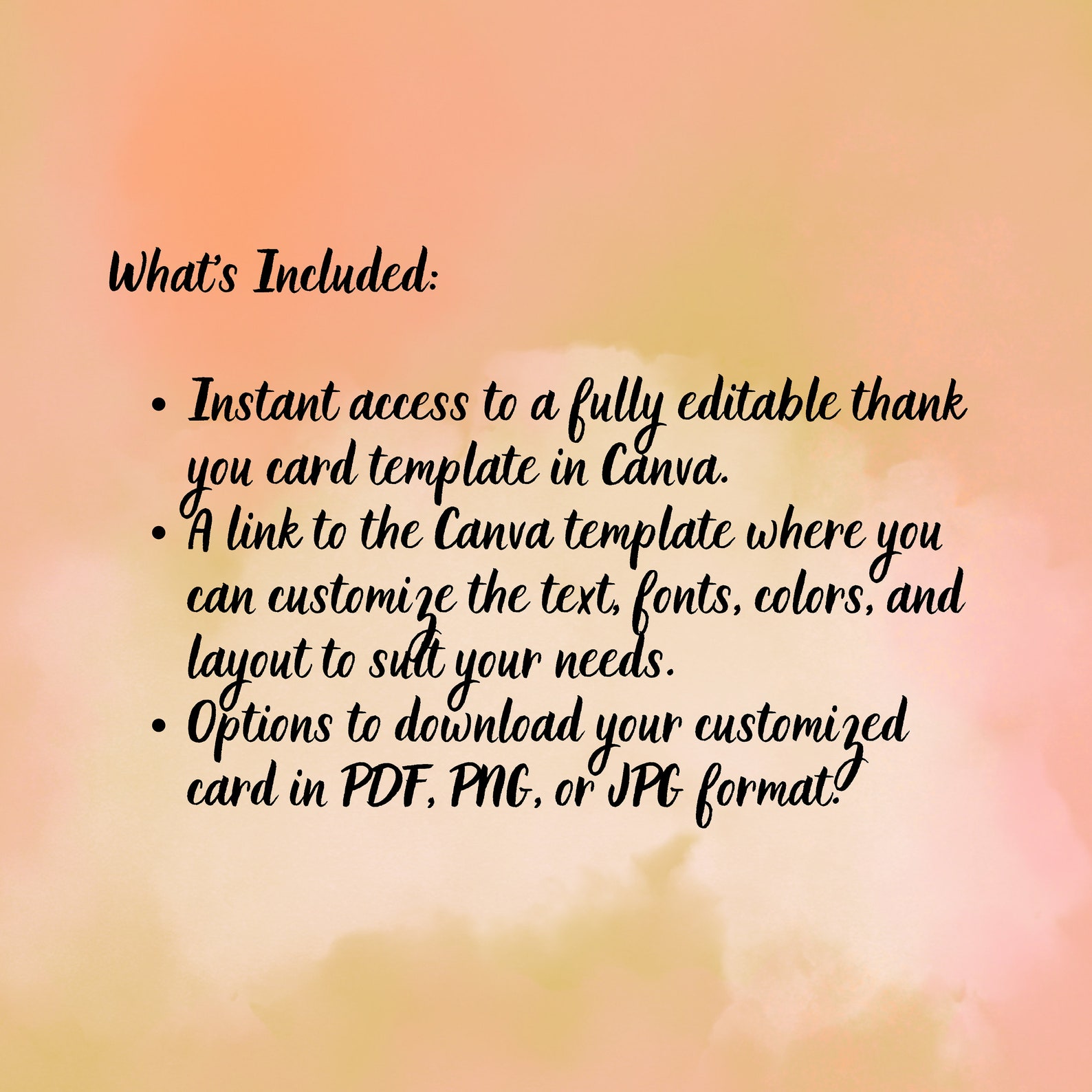 Editable Teacher Thank You Card Instant Download - Etsy