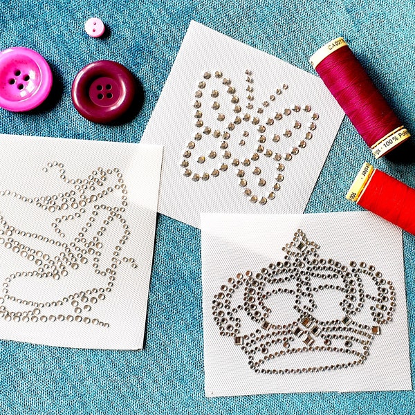 Iron on Rhinestone - Etsy
