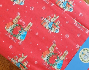 Peter Rabbit Christmas Fabric - Etsy