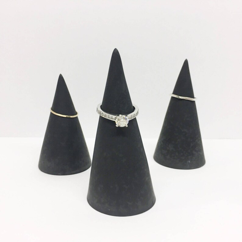 Concrete Ring Cones Set of 3 | Etsy