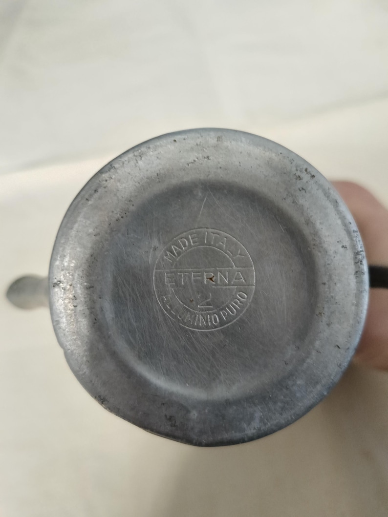 Vintage Aluminum Neapolitan Coffee Maker - Italian Cuccumella From the ...