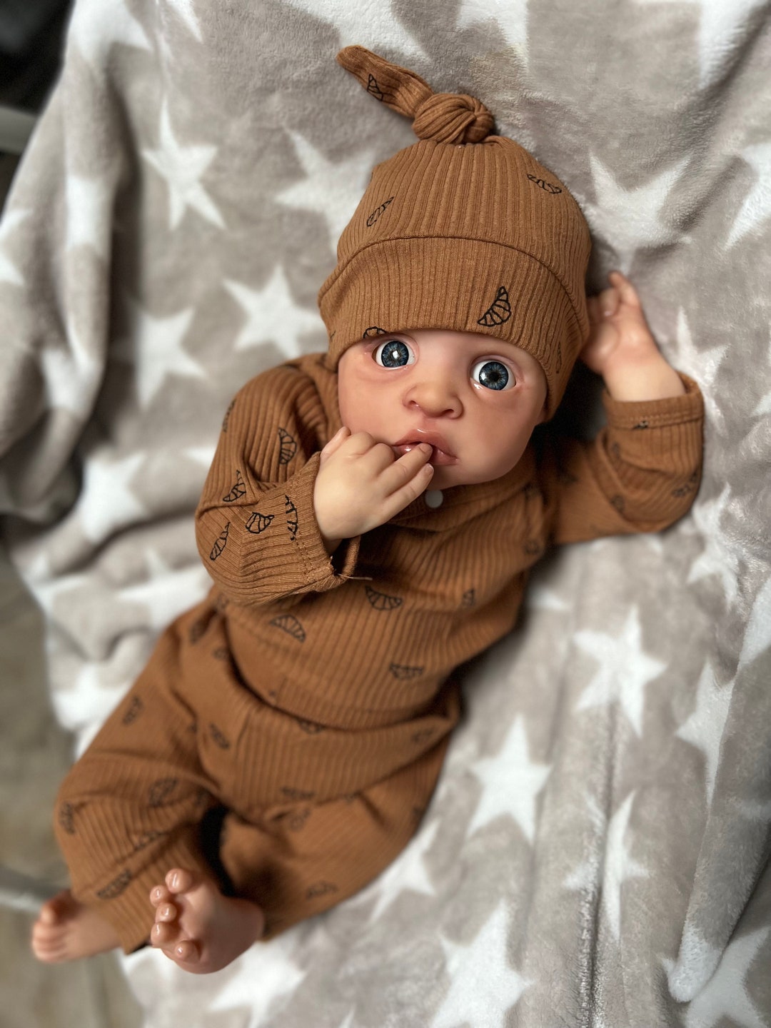 Authentic Reborn Doll 19" | Hand-painted Colin Sculpt - Etsy