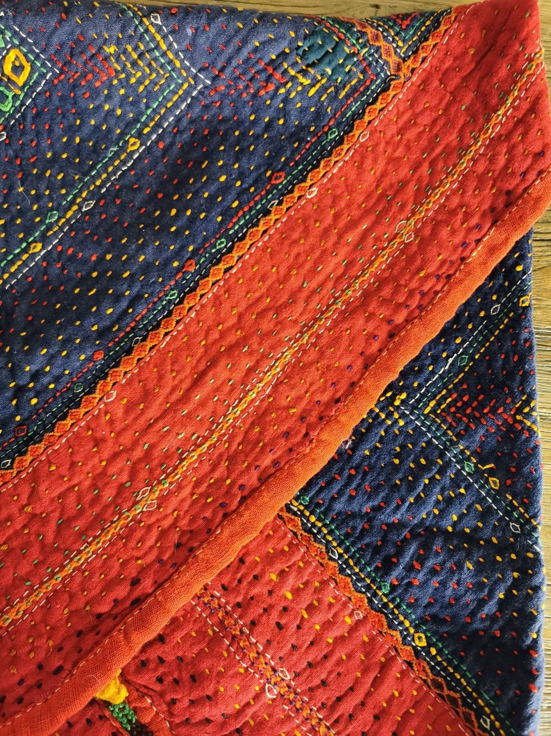 Mathura Dowry Textile Collectors Piece Hand Stitched Extra - Etsy