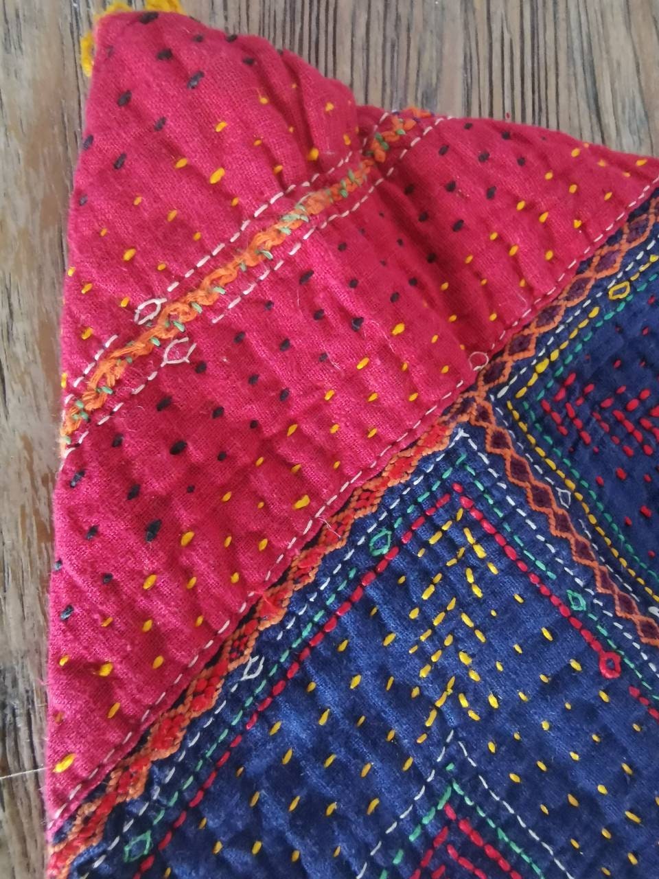 Mathura Dowry Textile Collectors Piece Hand Stitched Extra - Etsy