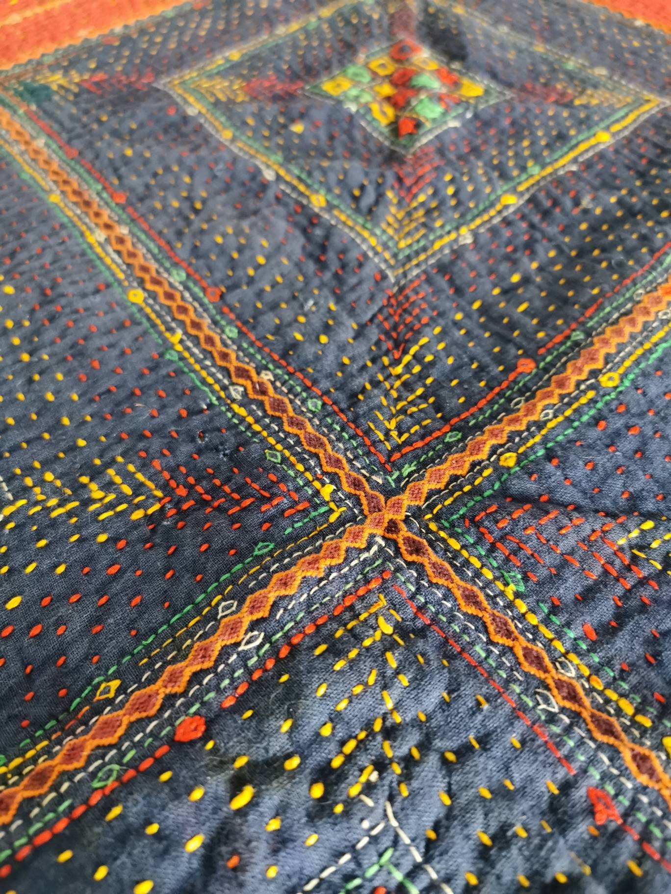 Mathura Dowry Textile Collectors Piece Hand Stitched Extra - Etsy