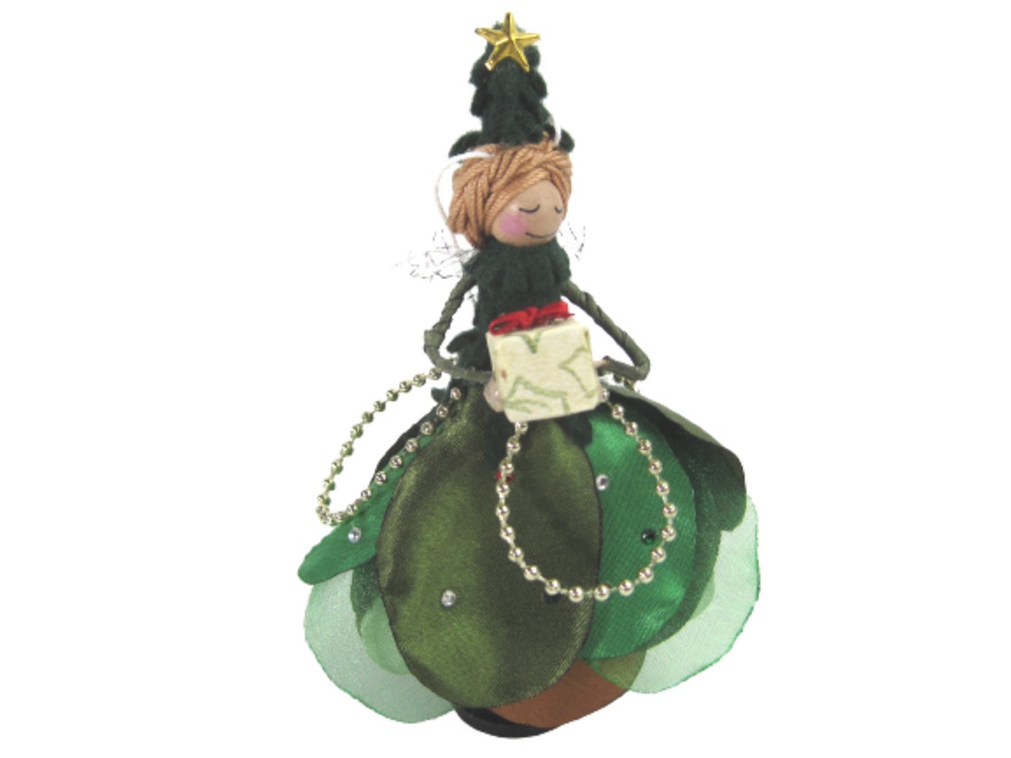Christmas Tree Fairy Ornament, Fairy Decoration, Festive Gift for ...
