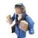 Winter Mailman Wooden Ornament, Postman Carrying Christmas Letters ...