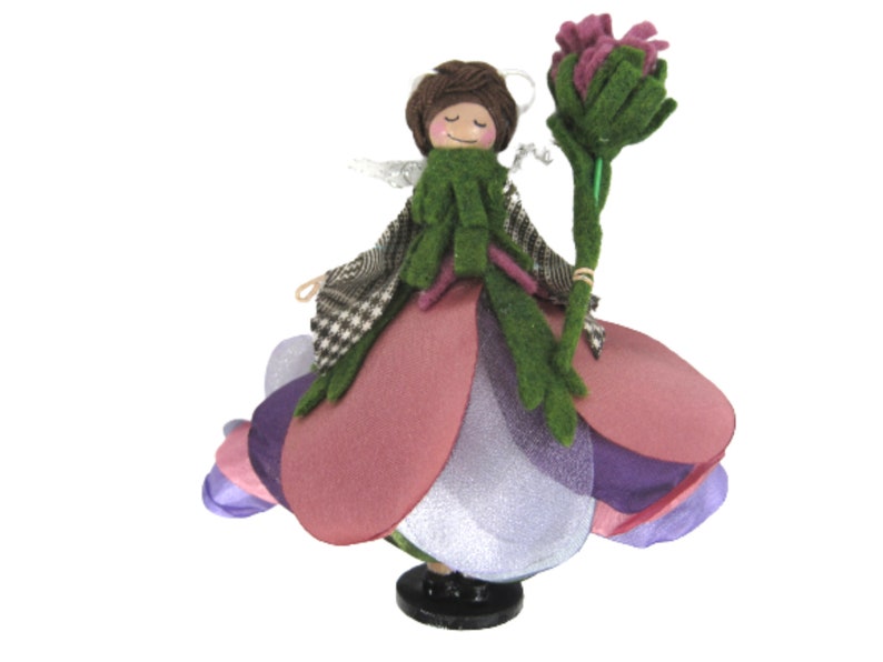 Scottish Thistle Flower Fairy Ornament Celtic Fairy - Etsy