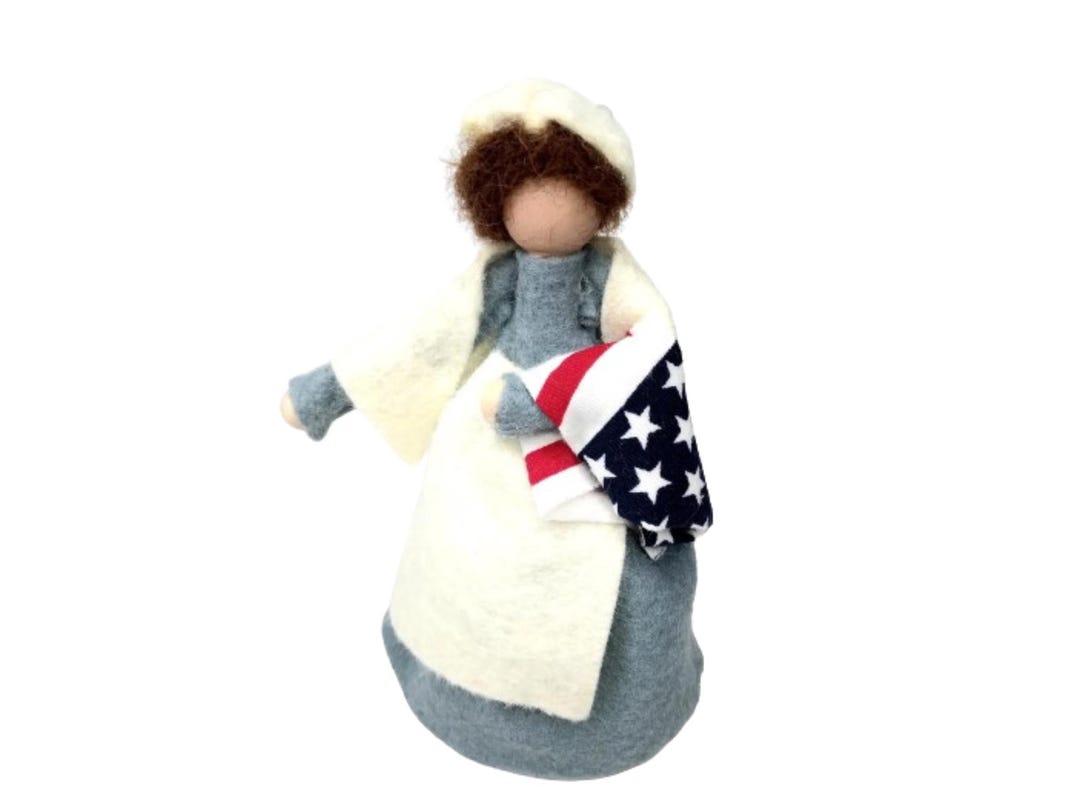Betsy Ross Ornament, Patriotic Ornaments, Historical Figures of the ...