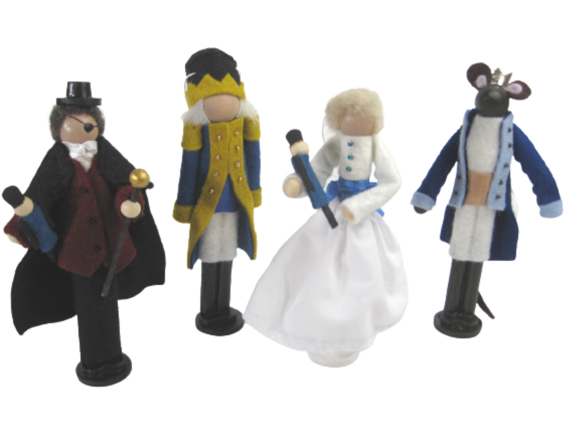 Nutcracker Ballet Wooden Ornaments Choose Your Character - Etsy