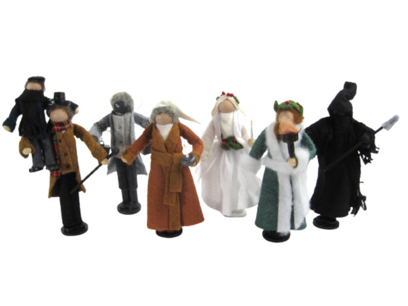 Christmas Carol Wooden Ornaments Charles Dickens' A - Etsy