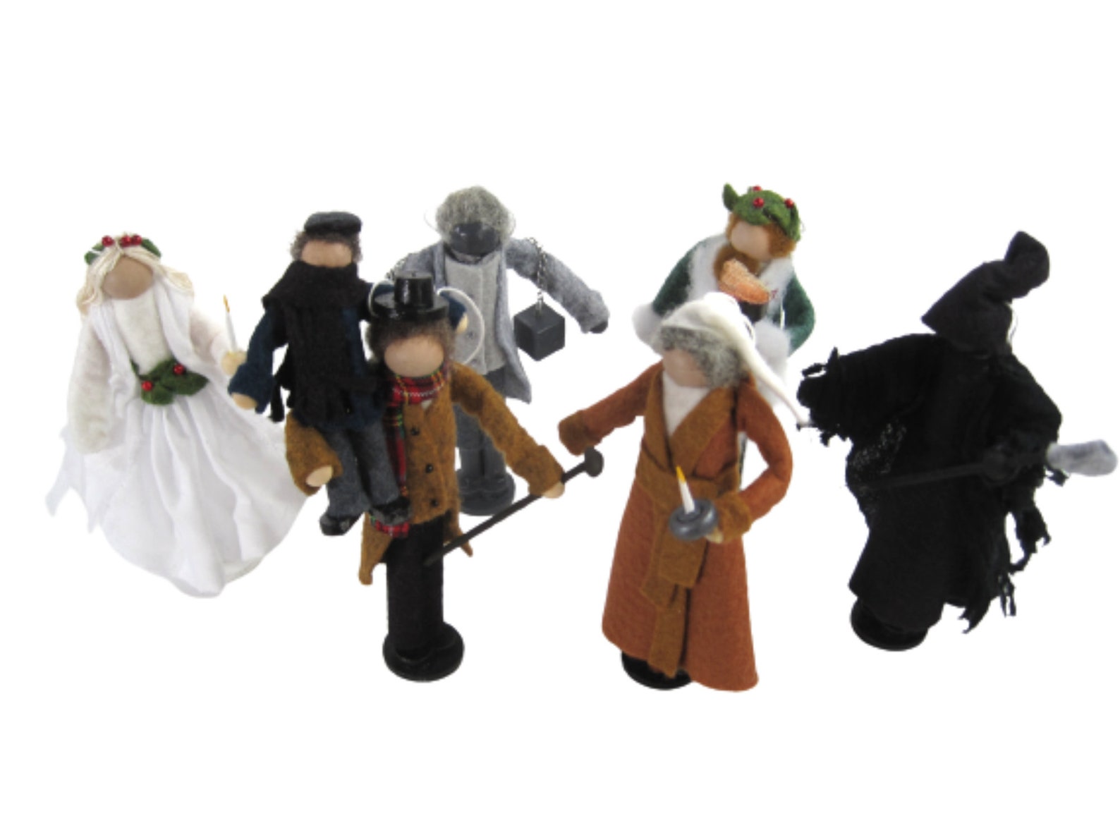 Christmas Carol Wooden Ornaments, Charles Dickens' A Christmas Carol ...