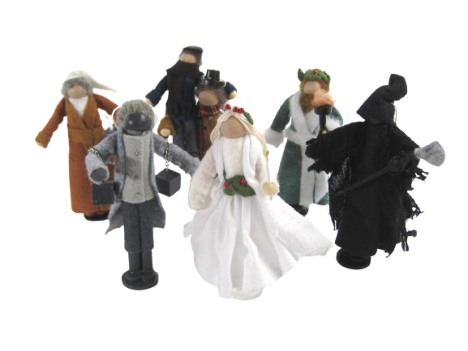 Christmas Carol Wooden Ornaments, Charles Dickens' A Christmas Carol ...