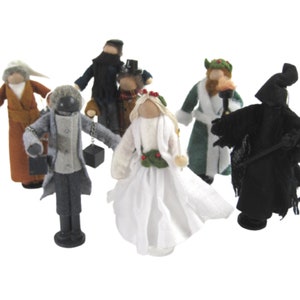 Christmas Carol Wooden Ornaments, Charles Dickens' A Christmas Carol ...