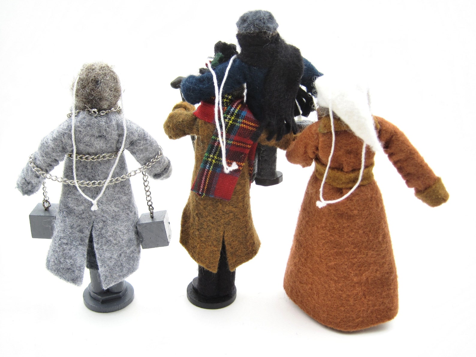 Christmas Carol Wooden Ornaments Charles Dickens' A | Etsy