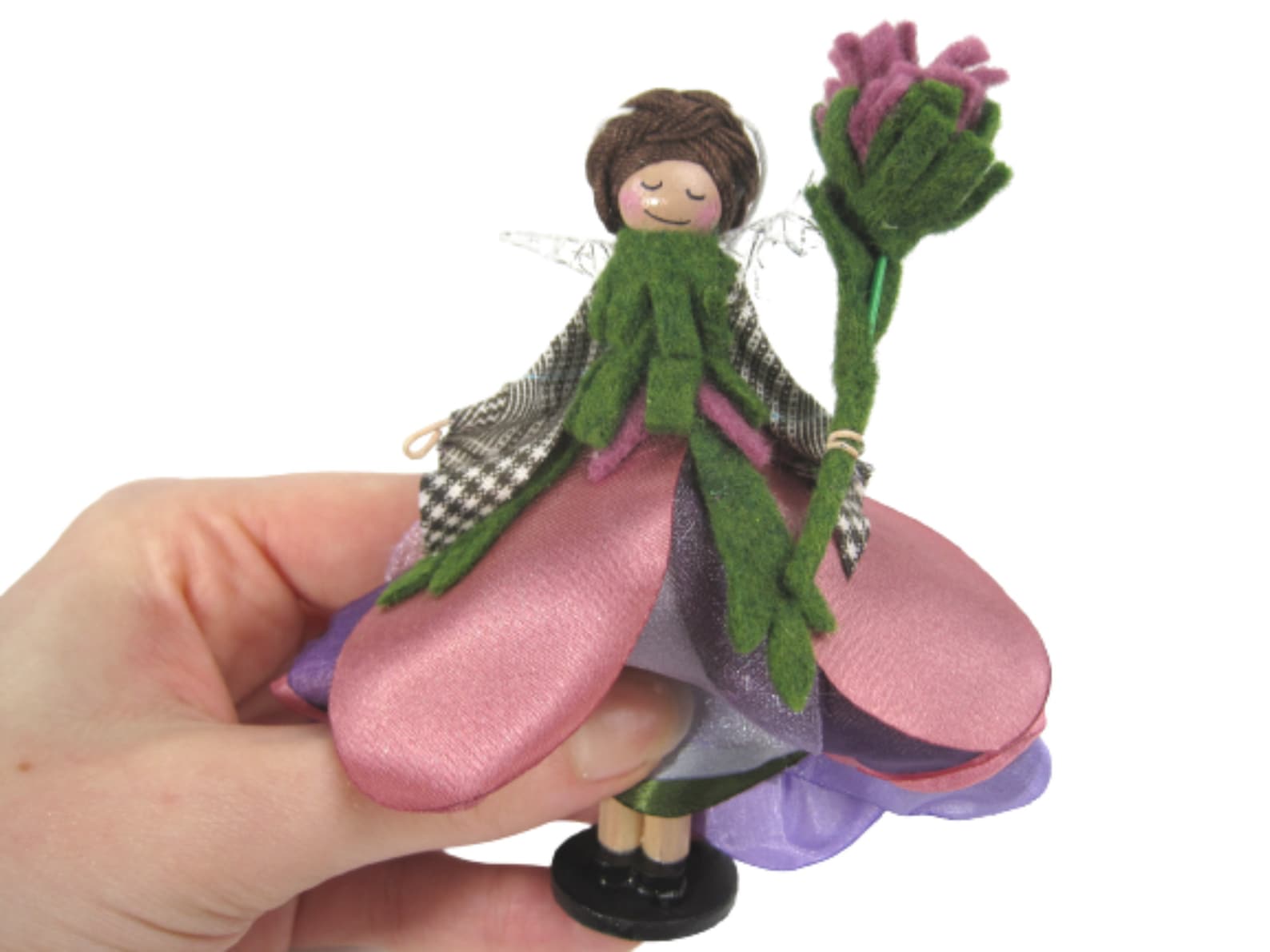 Scottish Thistle Flower Fairy Ornament Celtic Fairy - Etsy