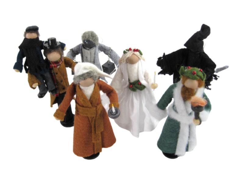 Christmas Carol Wooden Ornaments Charles Dickens' A - Etsy